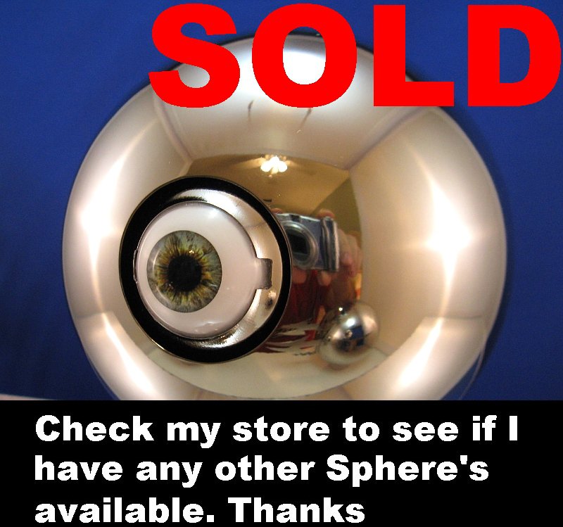 Metal PHANTASM SPHERE Eye Ball Prop Replica part 3