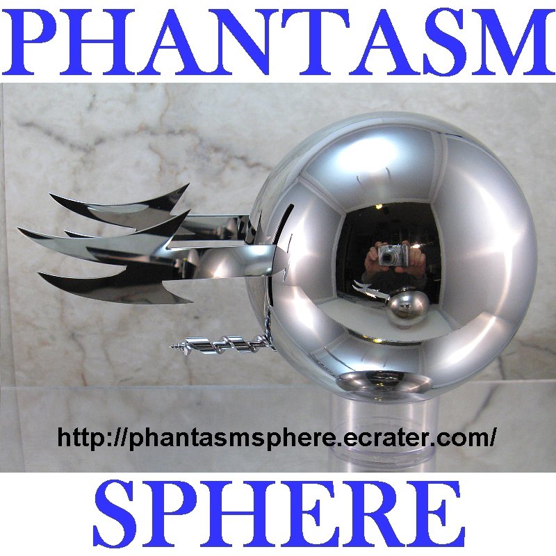 Metal PHANTASM SPHERE Ball Prop Replica part 2 sa