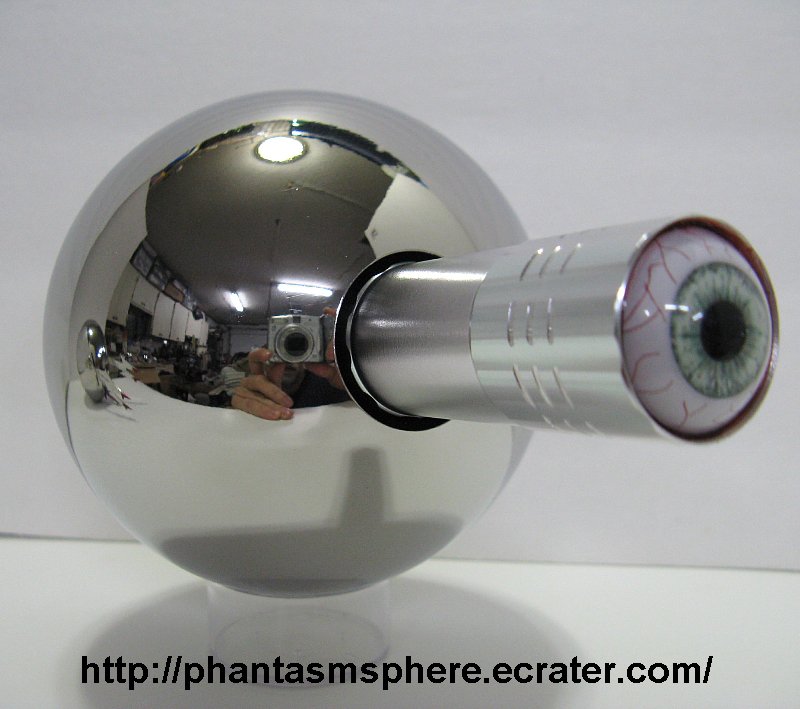 Metal PHANTASM SPHERE Eye Ball Prop Replica extended green