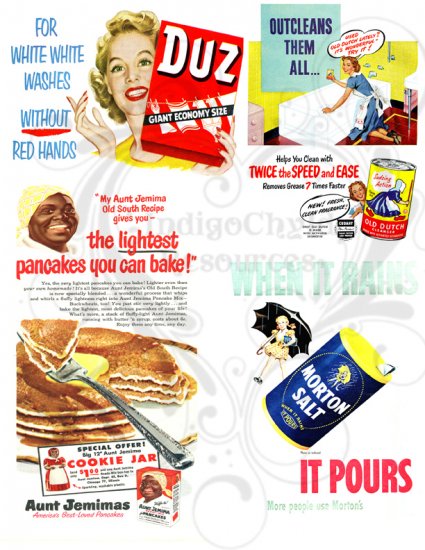 Kitsch Ad 10 Digital Collage Sheet JPG