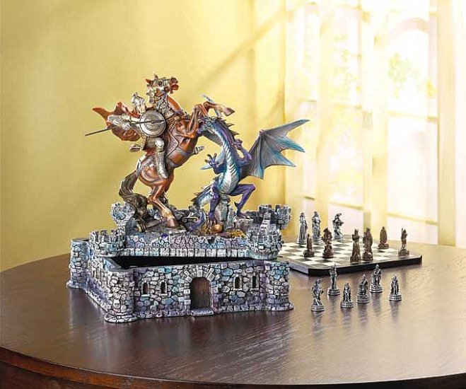 DRAGON & KNIGHT CHESS SET