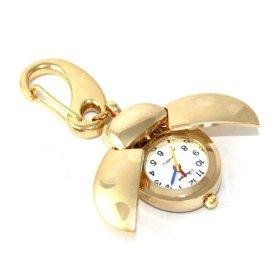 Gold Ladybug Watch Clip Keychain
