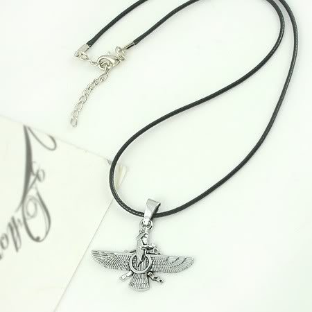 Persian Iran Farvahar Faravahar Farohar Zoroastrian Pendant Necklace