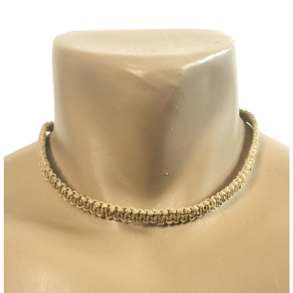Original Hawaiian Hemp Handmade Choker Necklace from Hawaii