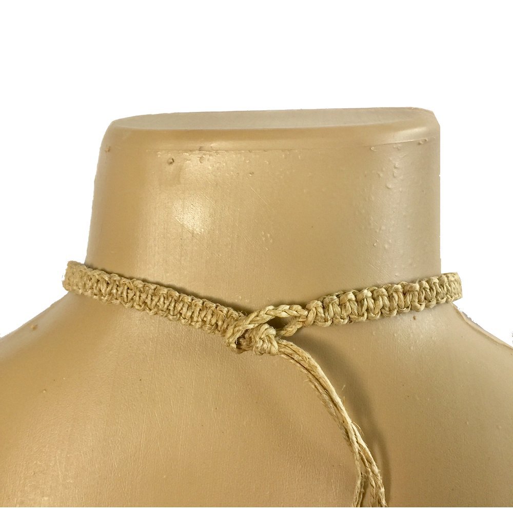 Original Hawaiian Hemp Handmade Choker Necklace from Hawaii