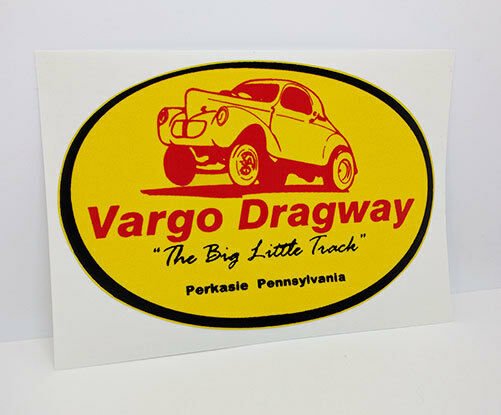 Vargo Dragway Vintage Style DECAL, Vinyl car STICKER, racing, hot rod ...