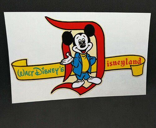 DISNEYLAND DECAL, Walt Disney Vintage Style Travel Decal / Vinyl Sticker