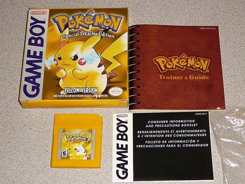 POKEMON YELLOW PIKACHU EDITION COMPLETE BOXED GAMEBOY