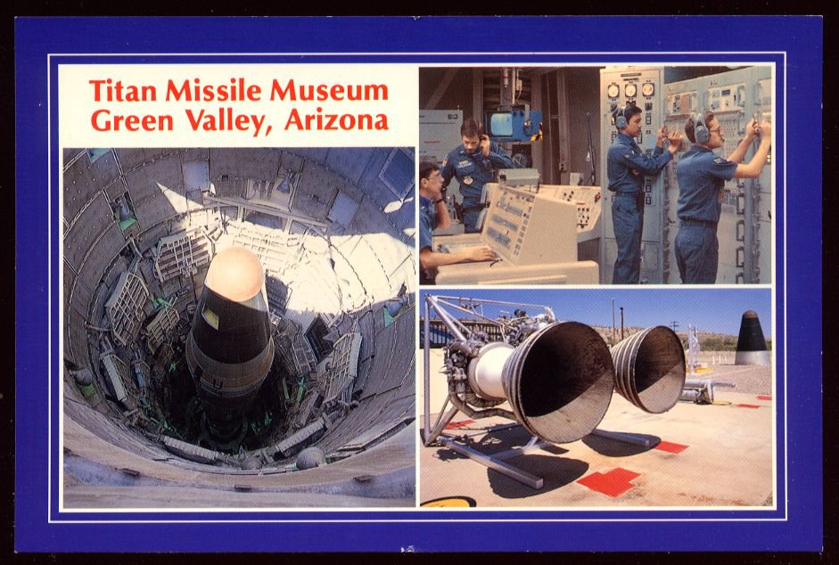 TITAN MISSILE MUSEUM - Green Valley, Arizona - 1990s Unused Postcard
