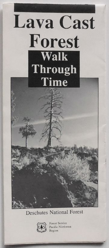 LAVA CAST FOREST GEOLOGIC AREA, Oregon - 1990s Informational Brochure