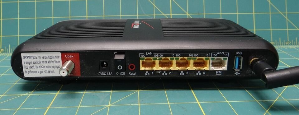 Verizon Actiontec MI424WR Wireless and/or Ethernet Connecting Router w ...