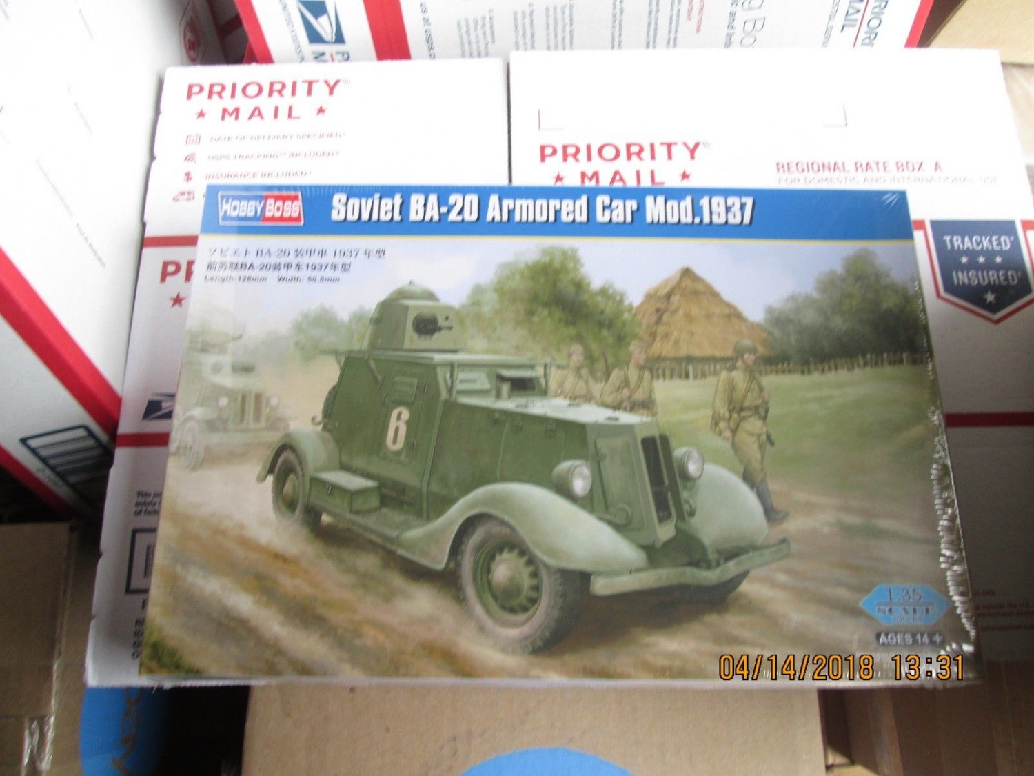 HobbyBoss Soviet BA-20 Armored Car Mod. 1937 1/35 scale