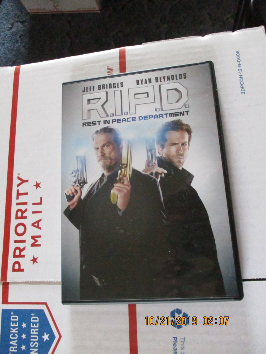R.I.P.D. Rest in Peace Department DVD Jeff Bridges & Ryan Reynolds