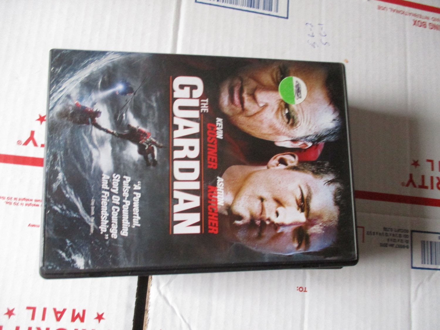 The Guardian dvd Kevin Costner, Ashton Kutcher
