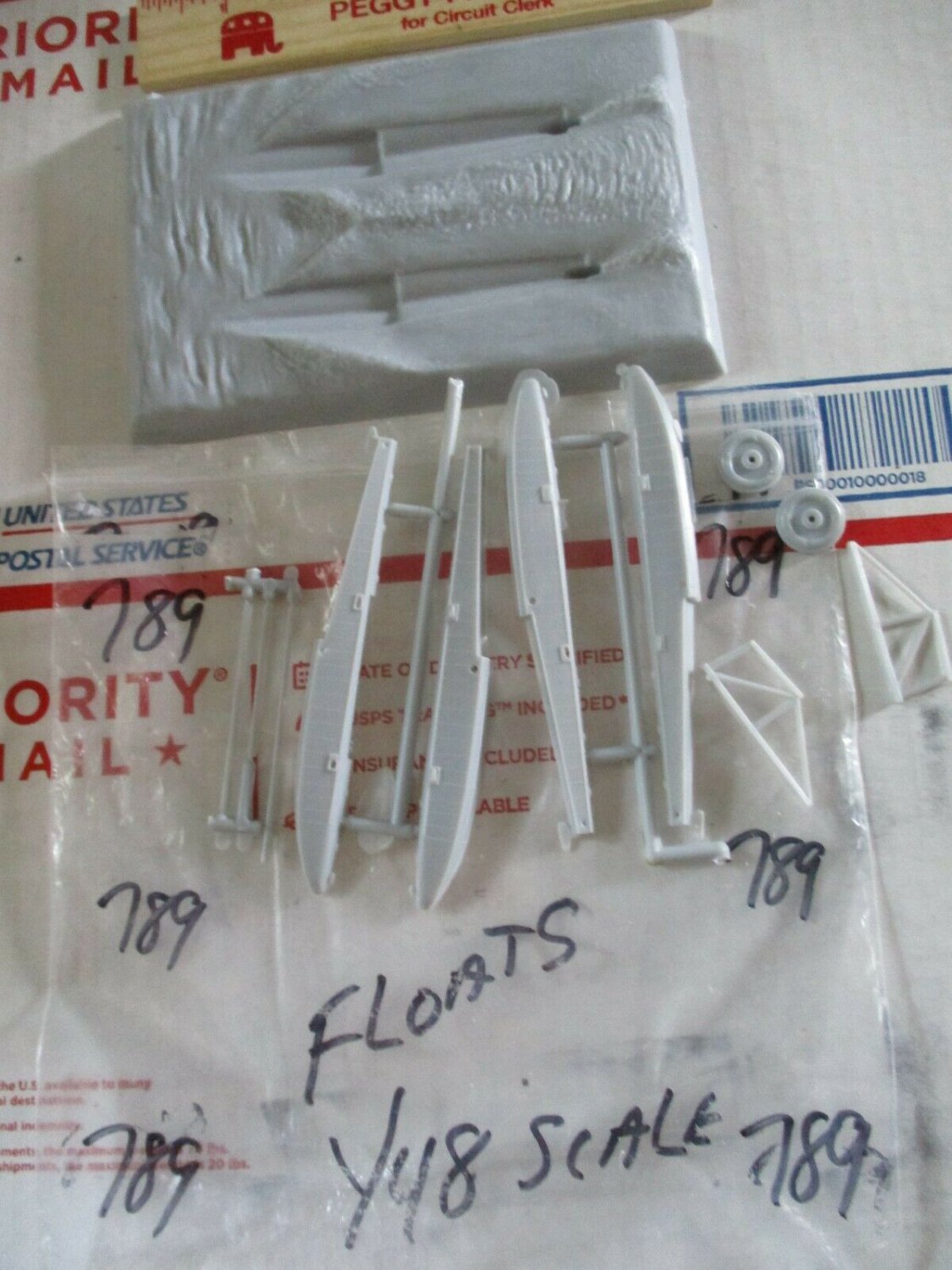 Airplane Floats for your airplane scale unknown (parts only) Package # 789
