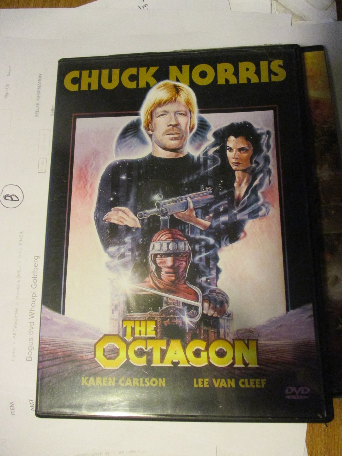 THE OCTAGON DVD CHUCK NORRIS