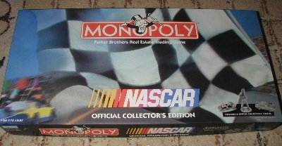 Nascar Monopoly board game