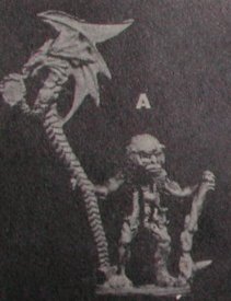 Grenadier Models Orc's Lair miniature/ orc standard bearer / 25mm scale