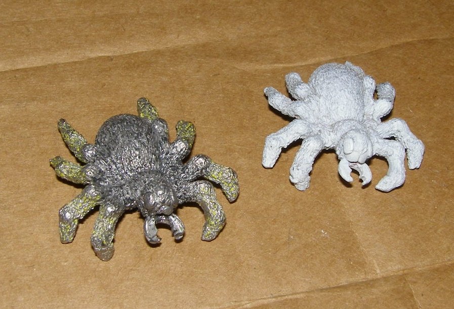 Grenadier Models x2 giant Spiders 25mm miniatures dungeons dragons