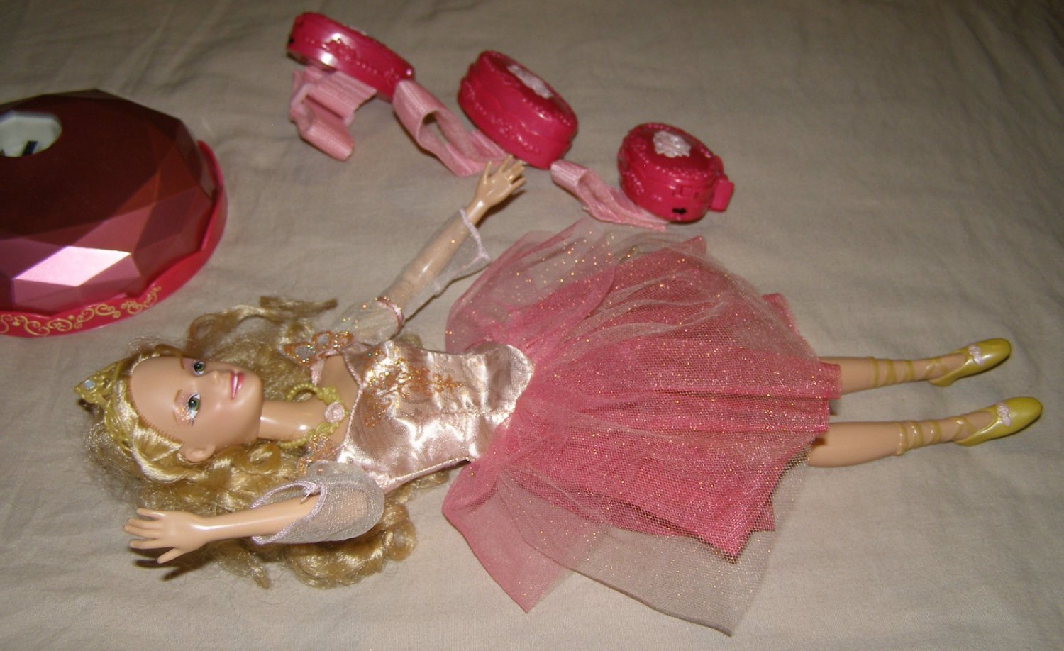 Barbie Doll 12 Dancing Princess Interactive Genevieve Ballerina remote ...
