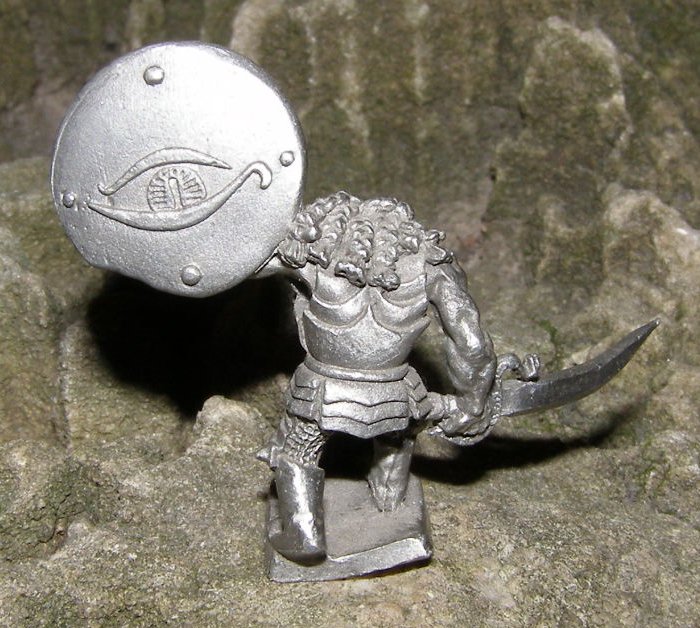 Ral Partha fine Pewter LOTR Orc Sauron commander D&D dungeon miniature