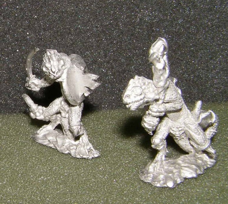 Grenadier Models Horrors of the Marsh Lizardmen unpainted x2