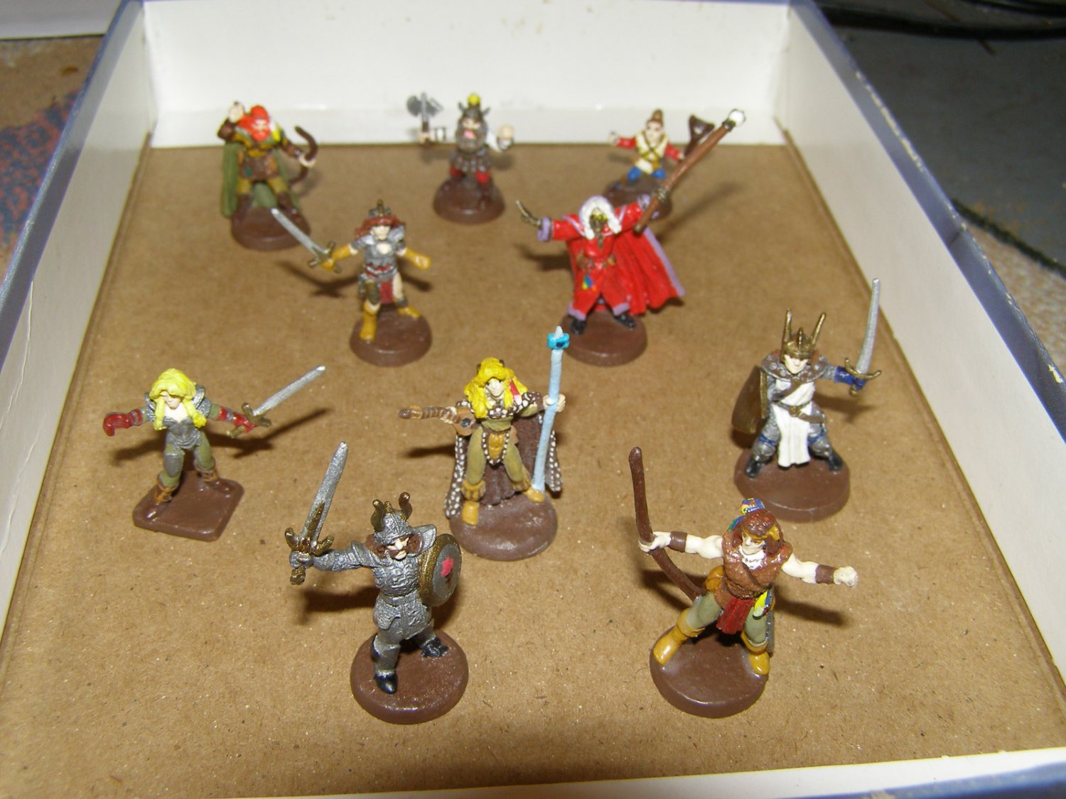 Ral Partha Dragonlance Heroes box set complete / painted 10-502