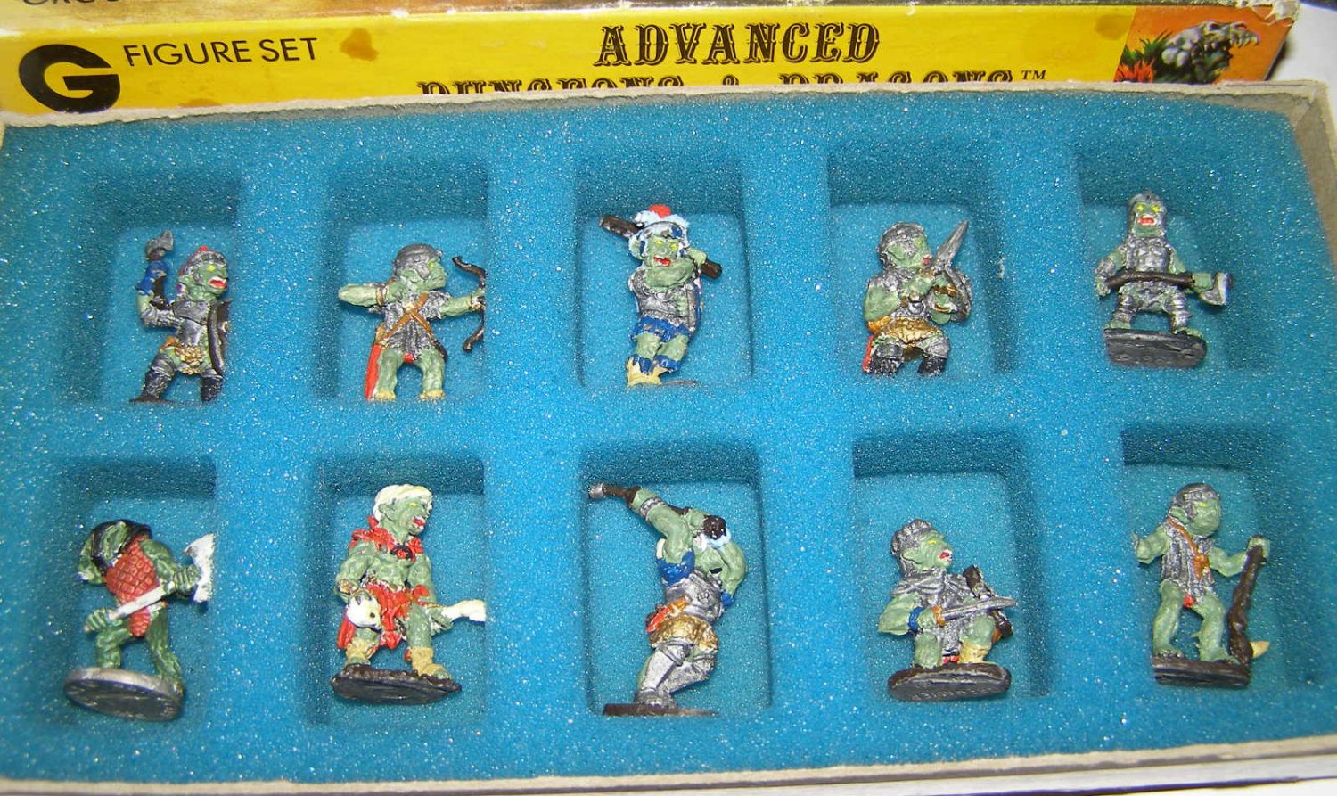 Grenadier Models 2011 Orcs Lair x10 lead 25mm scale figure set in box