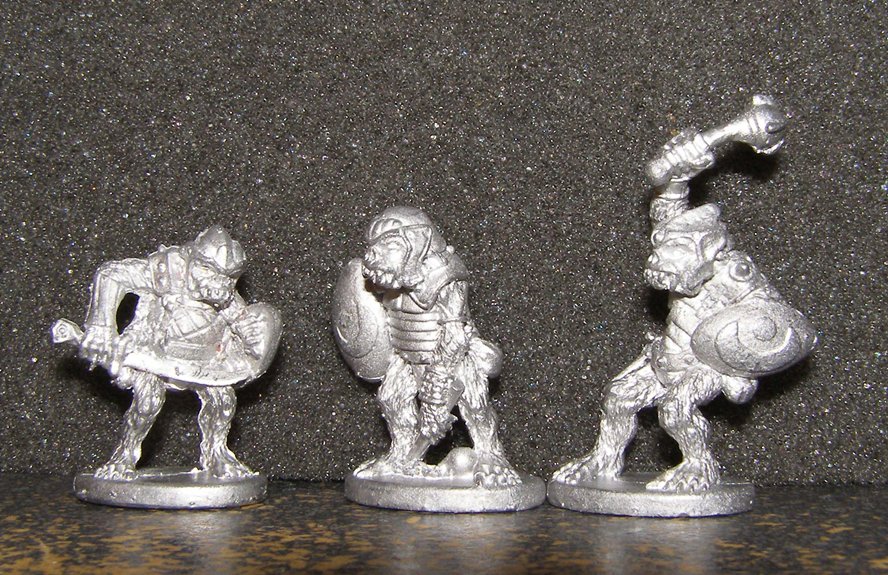 Grenadier Models Fantasy Lords hobgoblins x3 set AD&D lead