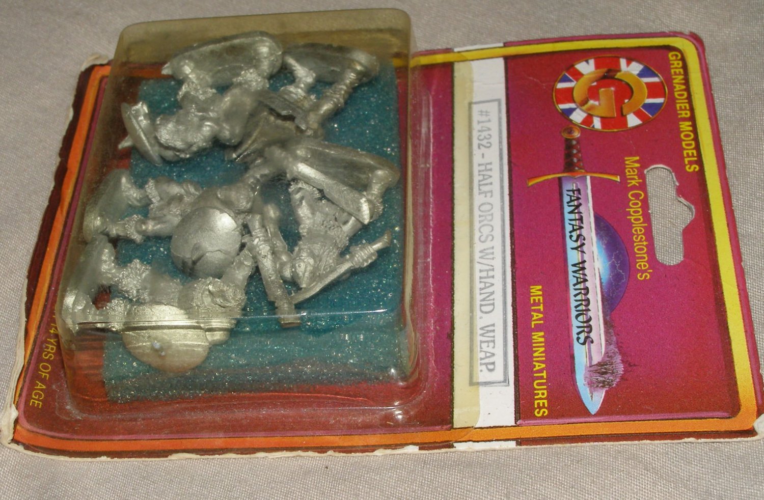 Grenadier Models Fantasy Warriors Half Orcs MIP #1432