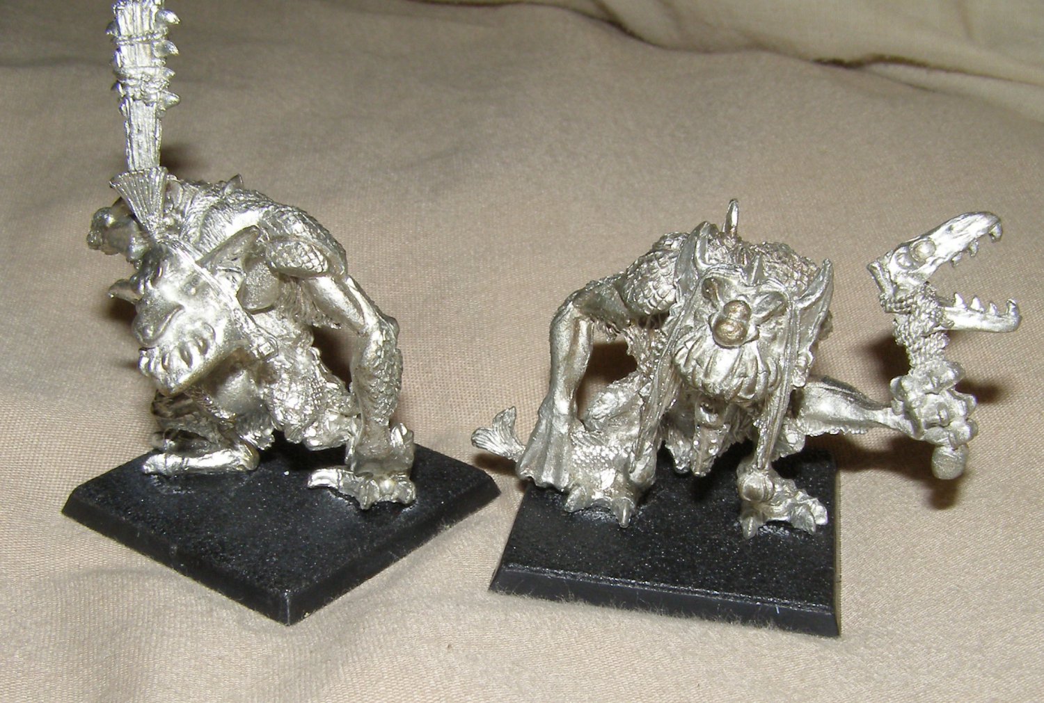 Citadel Warhammer River Trolls x2 unpainted dungeon monsters