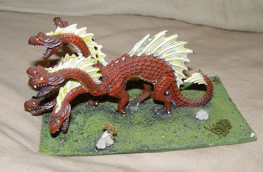 Grenadier Models painted and based HYDRA DRAGON metal figure