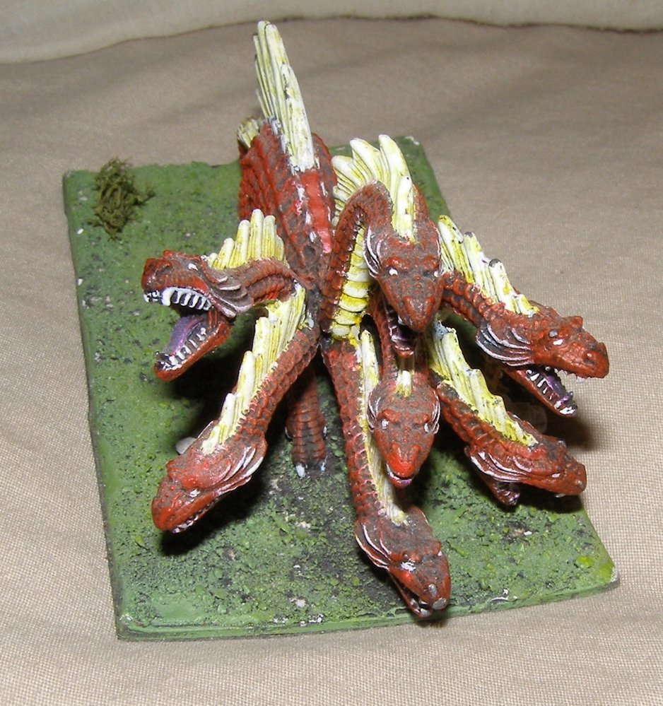Grenadier Models painted and based HYDRA DRAGON metal figure
