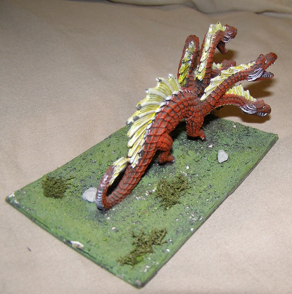 Grenadier Models painted and based HYDRA DRAGON metal figure