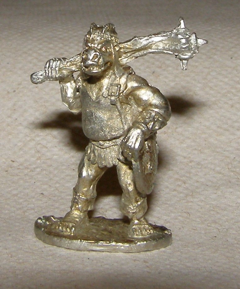 Ral Partha RuneQuest Dark Troll with club rune quester 25mm figure