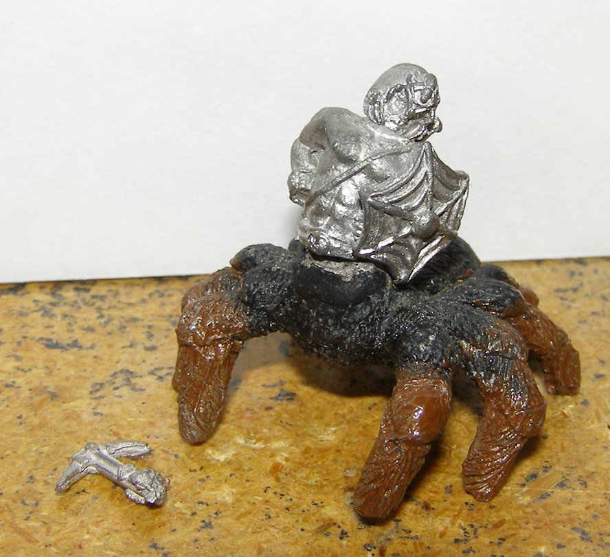 GRENADIER MODELS Drider w/ crossbow / part painted 25mm D&D miniature ...