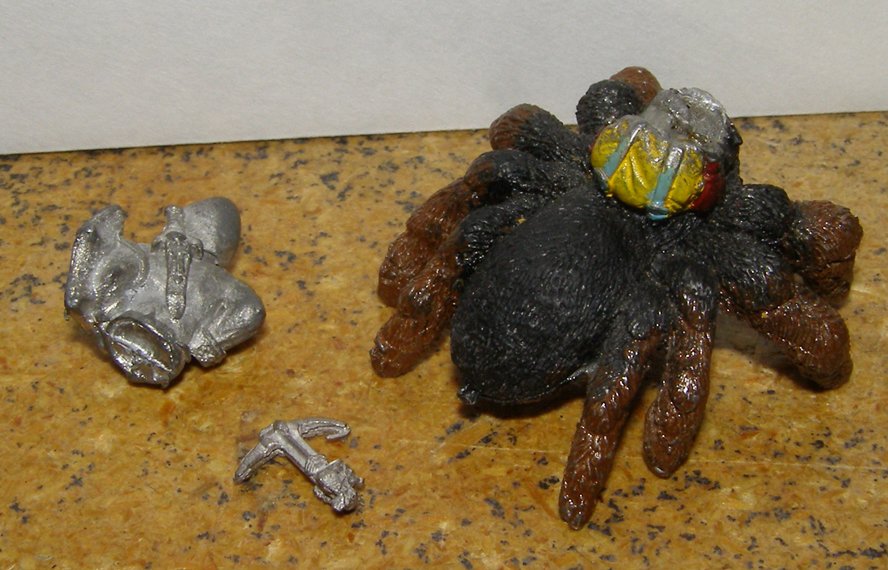 GRENADIER MODELS Drider w/ crossbow / part painted 25mm D&D miniature ...