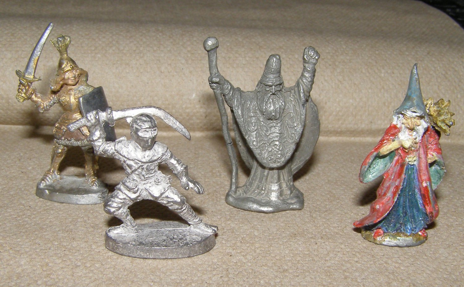 Superior Models x4 player characters wizards female knight ninja monk 25mm