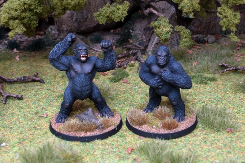Otherworld Miniatures Carnivorous Apes NEW 28mm pewter