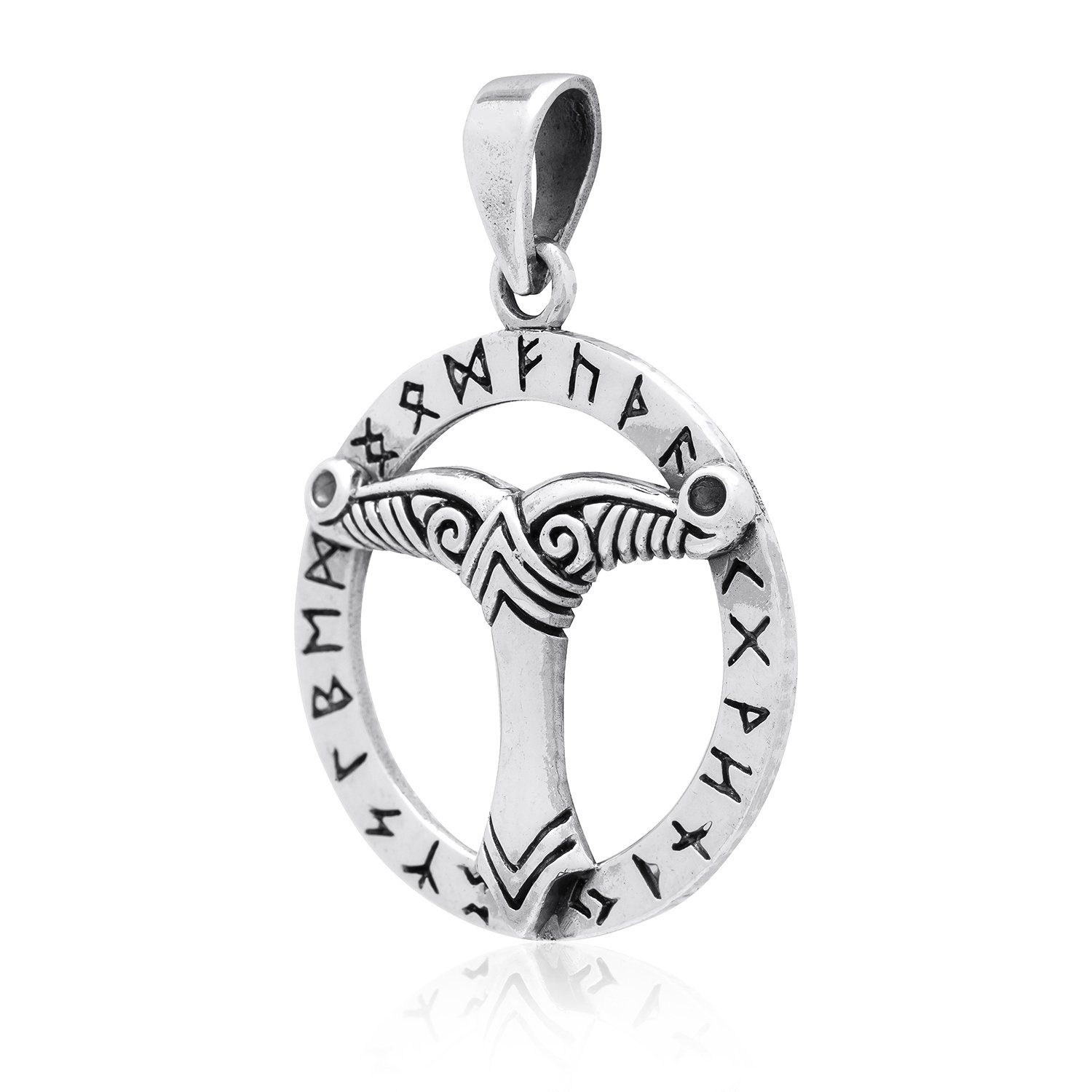 925 Sterling Silver Germanic Irminsul Sacral Pillar Saxon Viking Norse ...
