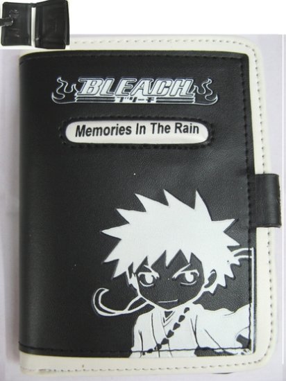 Bleach balck and white wallet Memories in the rain