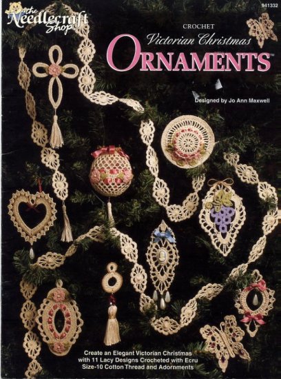 Crochet Victorian Christmas Ornaments Patterns The Needlecraft Shop 941332
