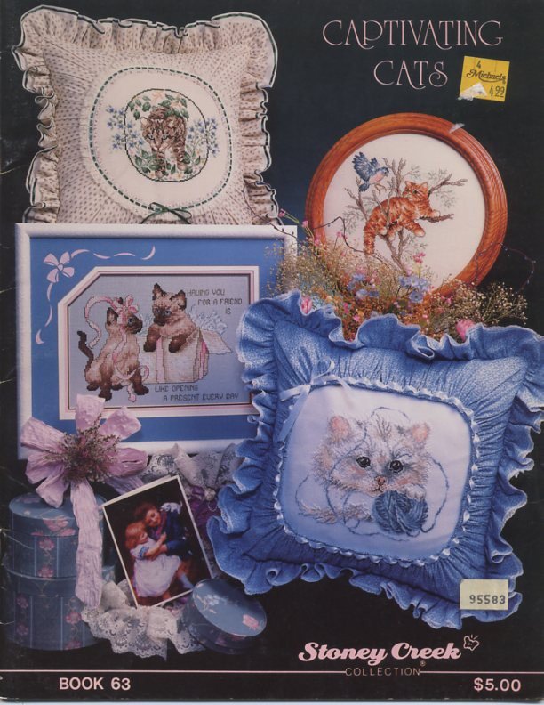 Captivating Cats Cross Stitch Book 63 Stoney Creek