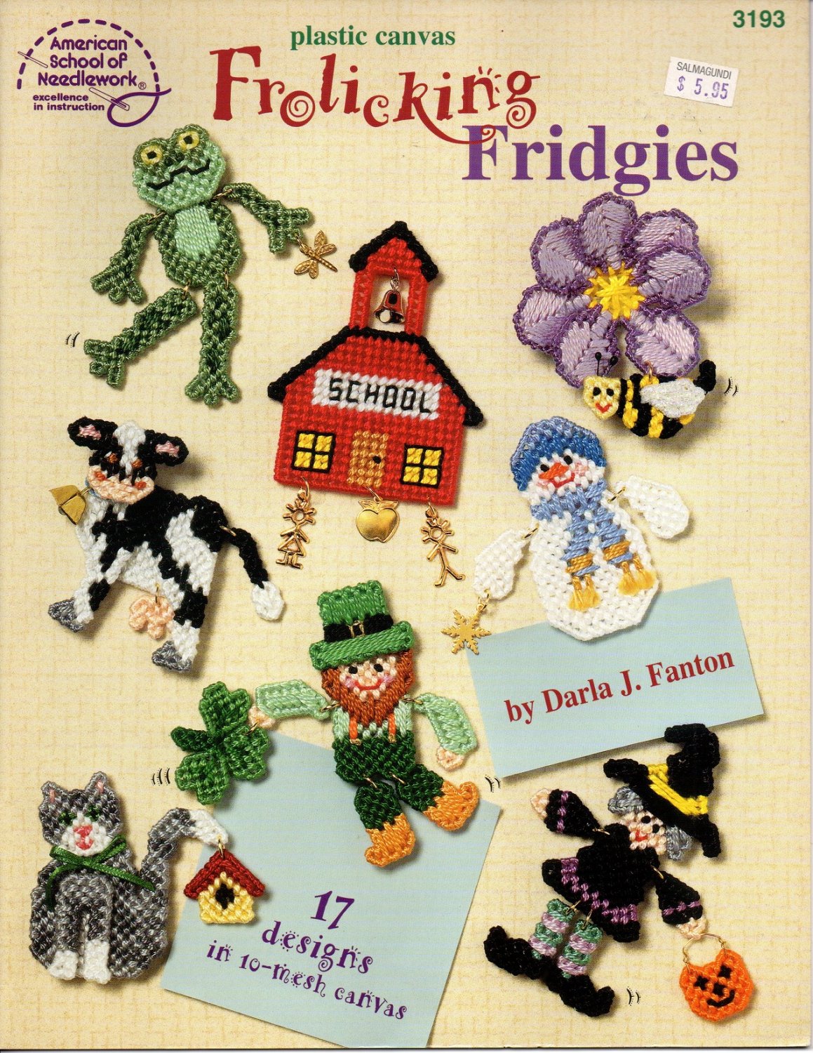 Plastic Canvas Frolicking Fridgies Patterns American School of ...