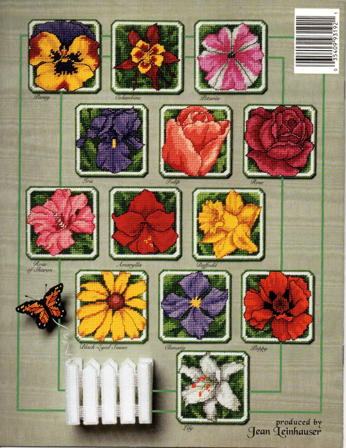 Plastic Canvas Flower Coasters Patterns American School of Needlework 3192