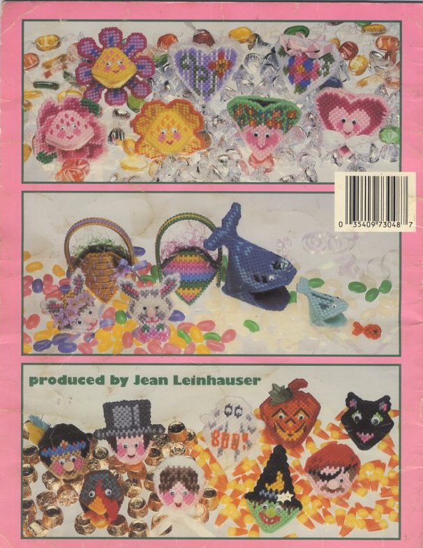 Plastic Canvas Squeezums Patterns American School of Needlework 3048