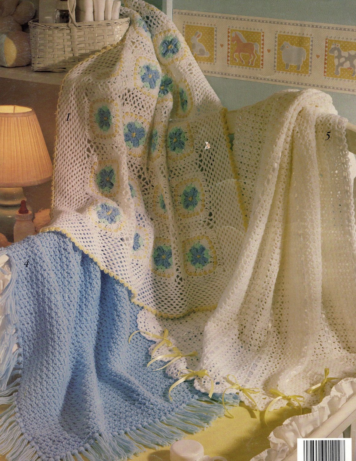 Rock-A-Bye Wraps to Crochet Baby Afghans - Leisure Arts #1422