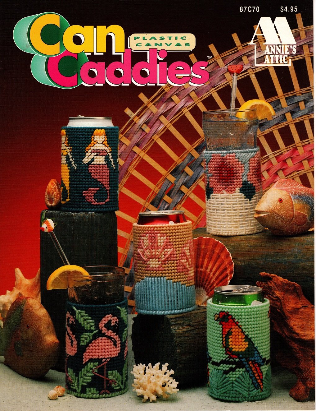 Plastic Canvas Can Caddies Patterns - Annie's Attic 87C70