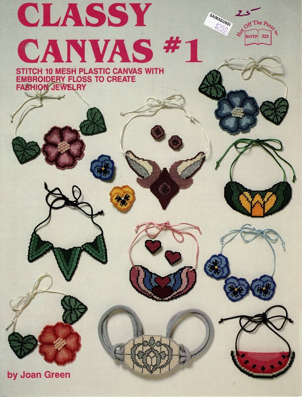 Classy Canvas #1 Fashion Jewelry Plastic Canvas Patterns - Hot Off The ...