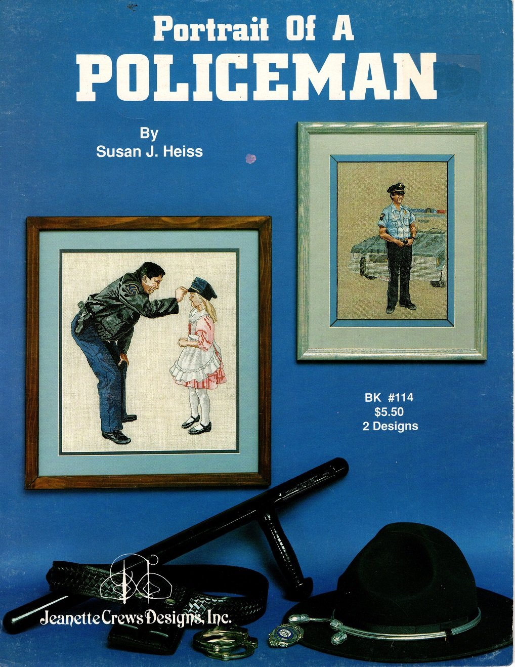 Portrait Of A Policeman Cross Stitch Pattern - Jeanette Crews Designs ...